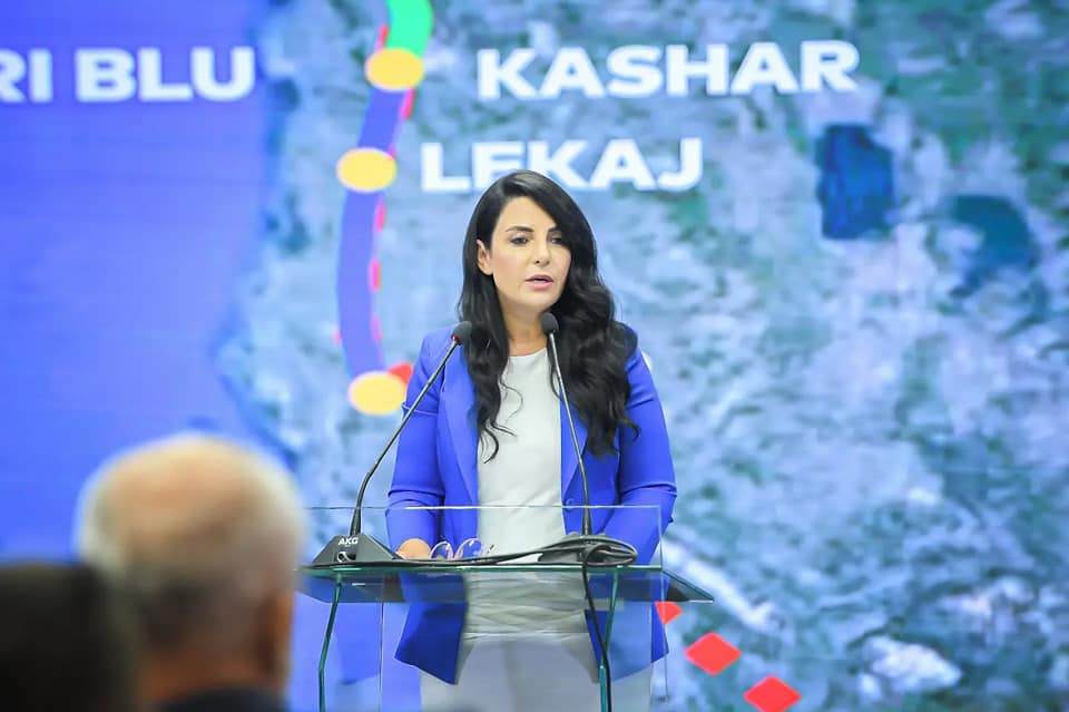 Fjala e ministres Balluku gjatë hapjes së garës ndërkombëtare për aksin ...